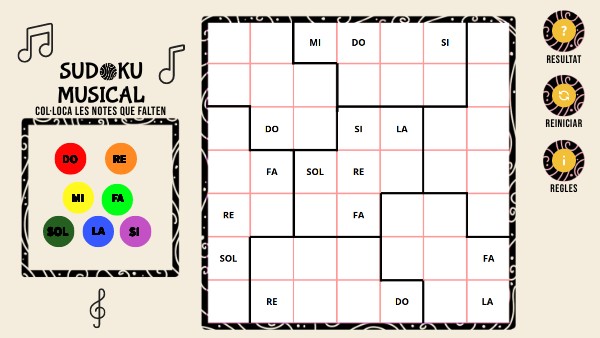 SUDOKU musical | Genially