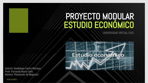 Proyecto Modular de Planeación de Negocios CNCI | Genially