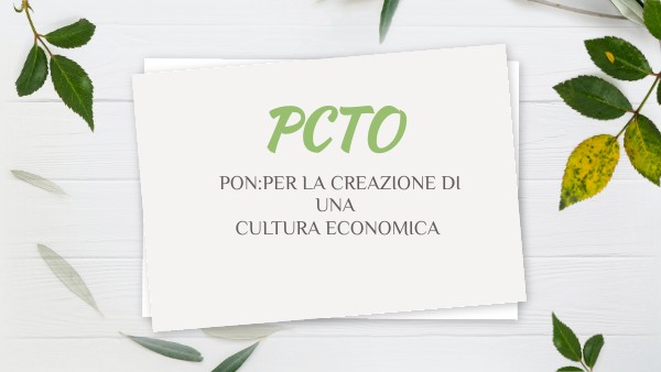 PCTO PRESENTATION | Genially