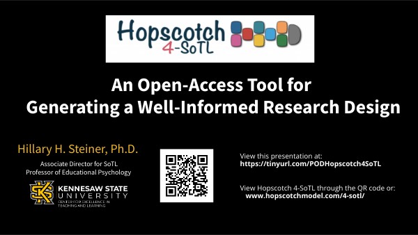 POD SoTL SIG Hopscotch 4-SoTL