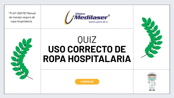 MANUAL DE MANEJO SEGURO DE ROPA HOSPITLARIA.