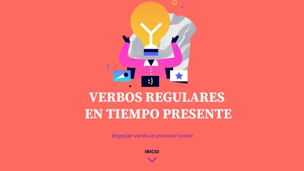 VERBOS REGULARES EN TIEMPO PRESENTE SIMPLE | Genially