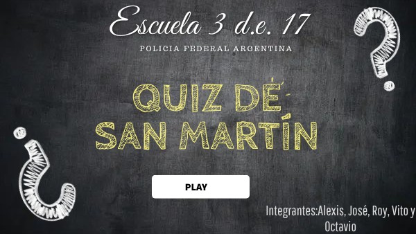 Quiz de San Martín