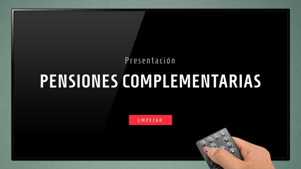PRESENTACIÓN TELEVISIÓN