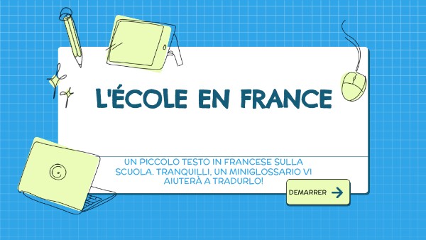 L'école en France