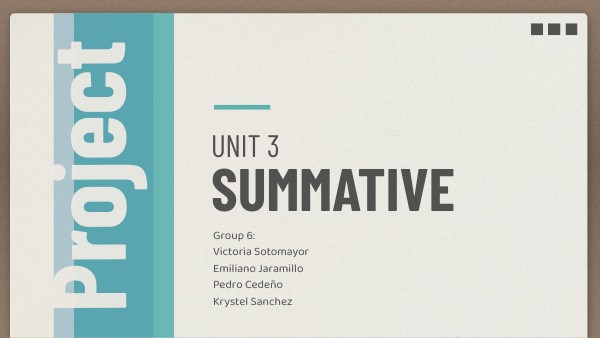 ENGLISH SUMMATIVE EVALUATION | Genially