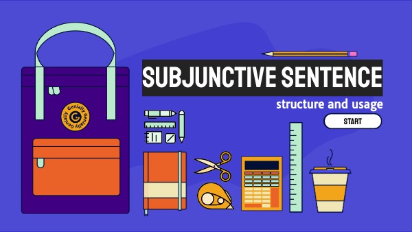 subjunctive sentences