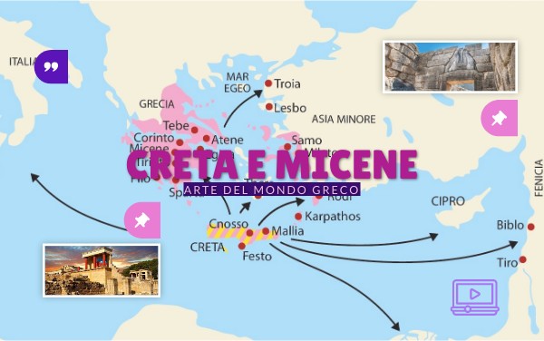 ARTE DEL MONDO GRECO - Creta e Micene