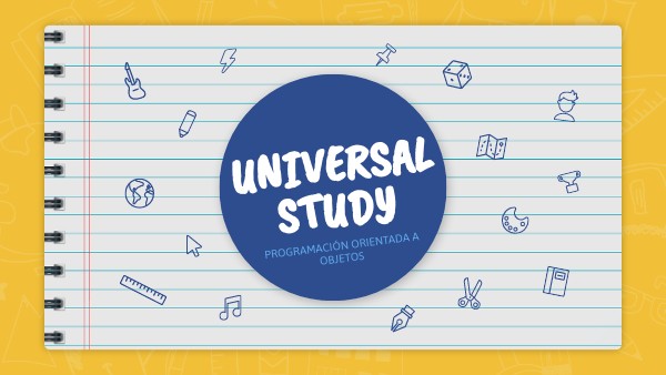 UNIVERSAL STUDY | Genially