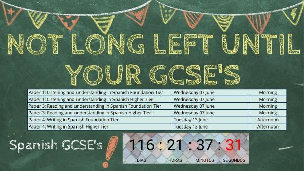 GCSE's countdown 2023 | Genially