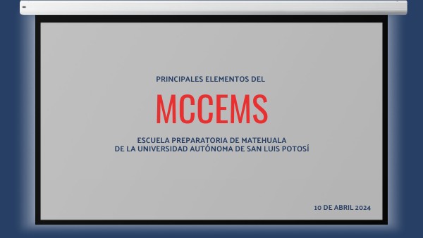 MCCEMS 2024 | Genially