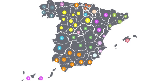 INTERACTIVE PROVINCES MAP