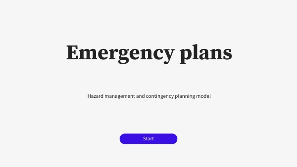 M8 UF1 EMERGENCY PLANS