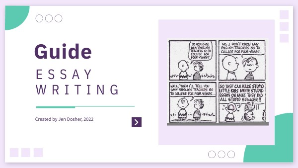 Guide for Essay Writing