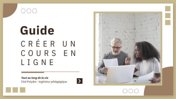 Fiche technique : Créer un cours en ligne (P4) | Genially