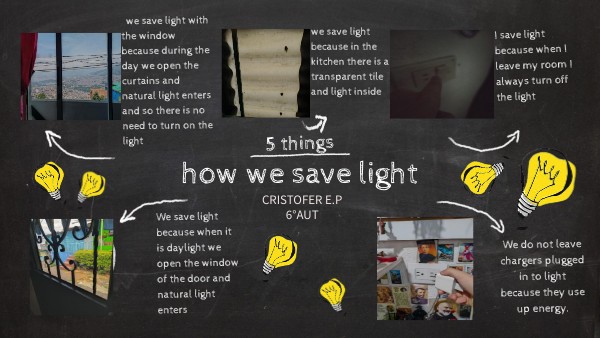 5 things how we save light
