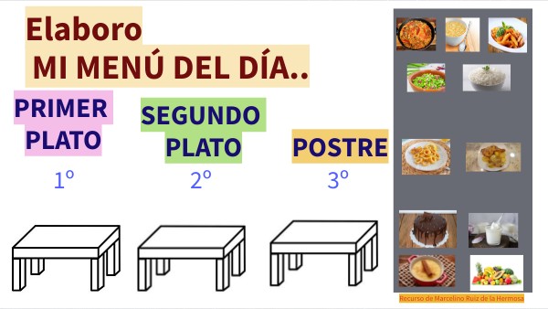 ELABORO EL MENÚ DE MI RESTAURANTE