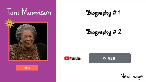 BIO Toni Morrison