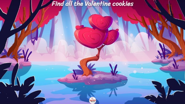 Valentine reading (long vowels, sh, ch, th, ph) | Genially