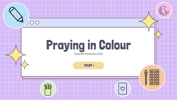 Praying in colour