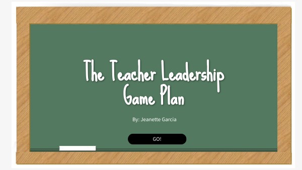 Teacher Leadership Presentation | Genially