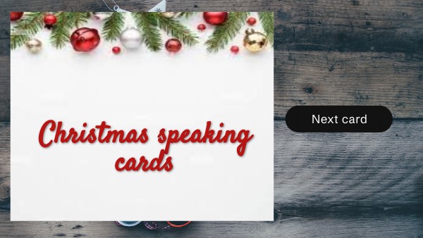 Let's talk about Christmas | Genially