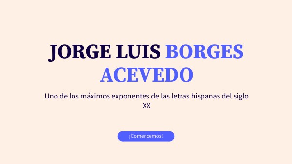 JORGE LUIS BORGES
