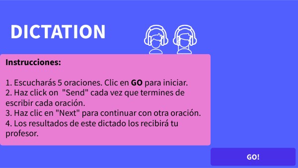 Dictation. Unit 1. Level 1