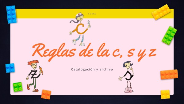 Reglas de la c, s, y z. | Genially