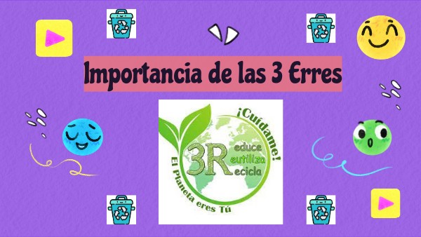 Quiz sobre la importancia de las 3 Erres.