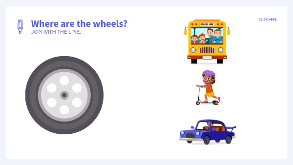 WHERE ARE THE WHEELS- MATCH | Genially