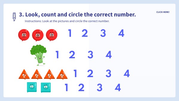 LOOK, COUNT AND CIRCLE