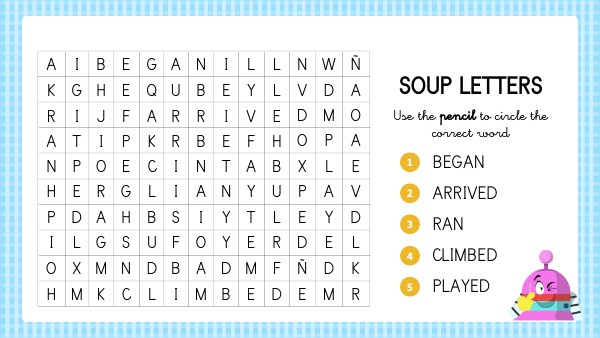 SOUP LETTERS | Genially