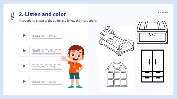 LISTEN AND COLOR | Genially