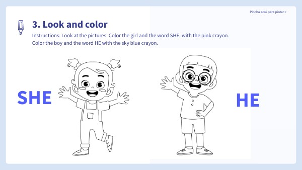 LOOK AND COLOR | Genially