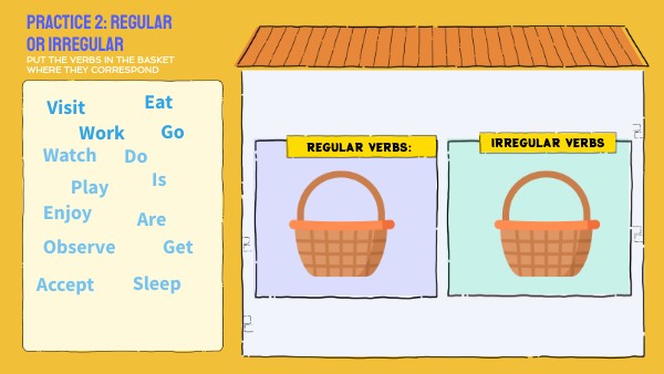 PRACTICE - REGULAR OR IRREGULAR | Genially