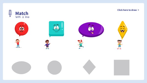 Match with a line - PreK