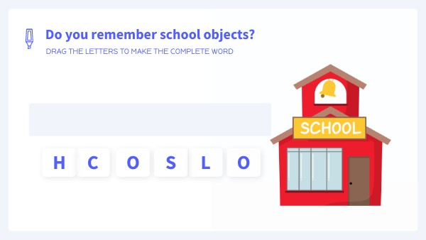 DRAG THE LETTERS | Genially