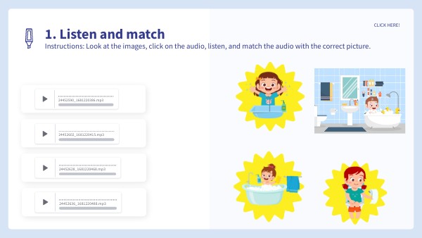 LISTEN AND MATCH | Genially