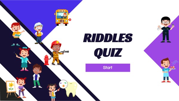 RIDDLES- QUIZ- PREK | Genially