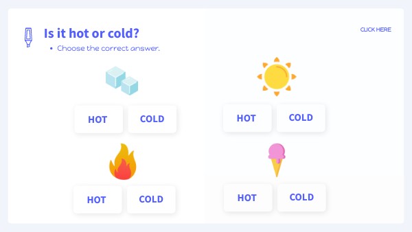 IS IT HOT OR COLD | Genially