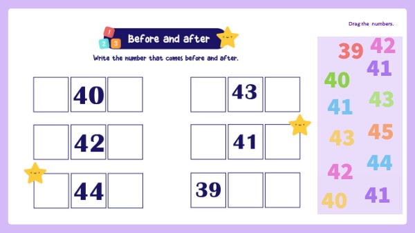 BEFORE AND AFTER- PREK | Genially