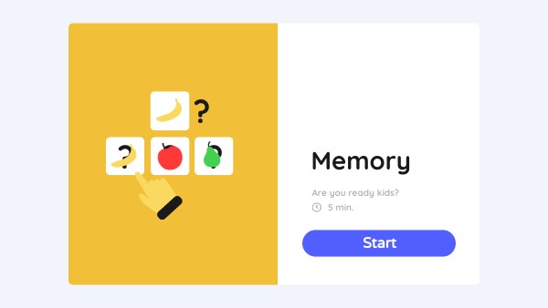 MEMORY GAME - K | Genially