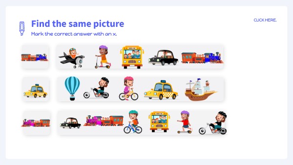 FIND THE SAME - PREK | Genially