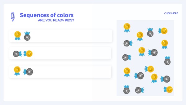 SEQUENCES OF COLORS | Genially