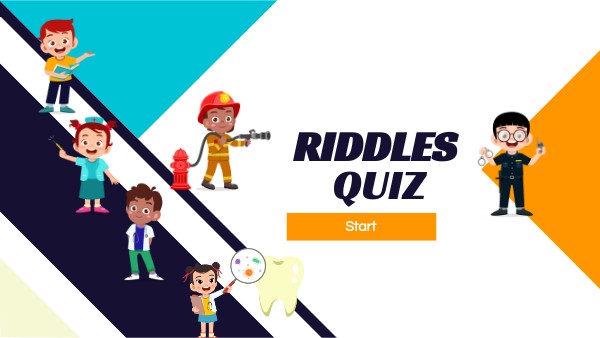 RIDDLES QUIZ - PREK