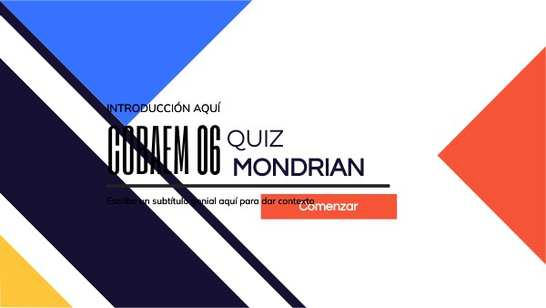 QUIZ MONDRIAN | Genially