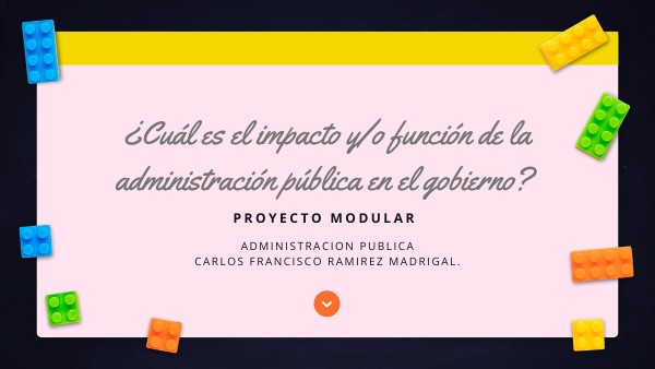 proyecto modular Administracion publica | Genially