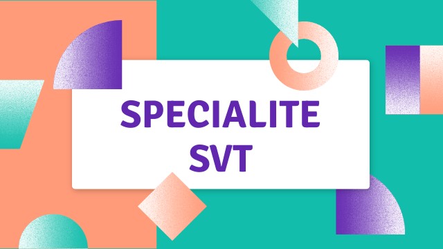 Spé SVT Post 2nde | Genially