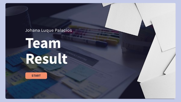 Team results - Johana Luque | Genially